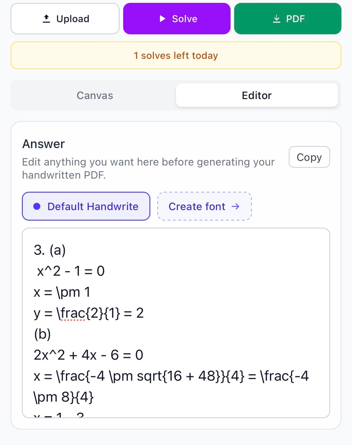 Turn Homework Photos Into Handwritten Answers | Handwrite